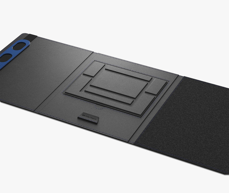 DailyObjects Morph Foldable Desk mat with Laptop Stand | Vegan Leather ...